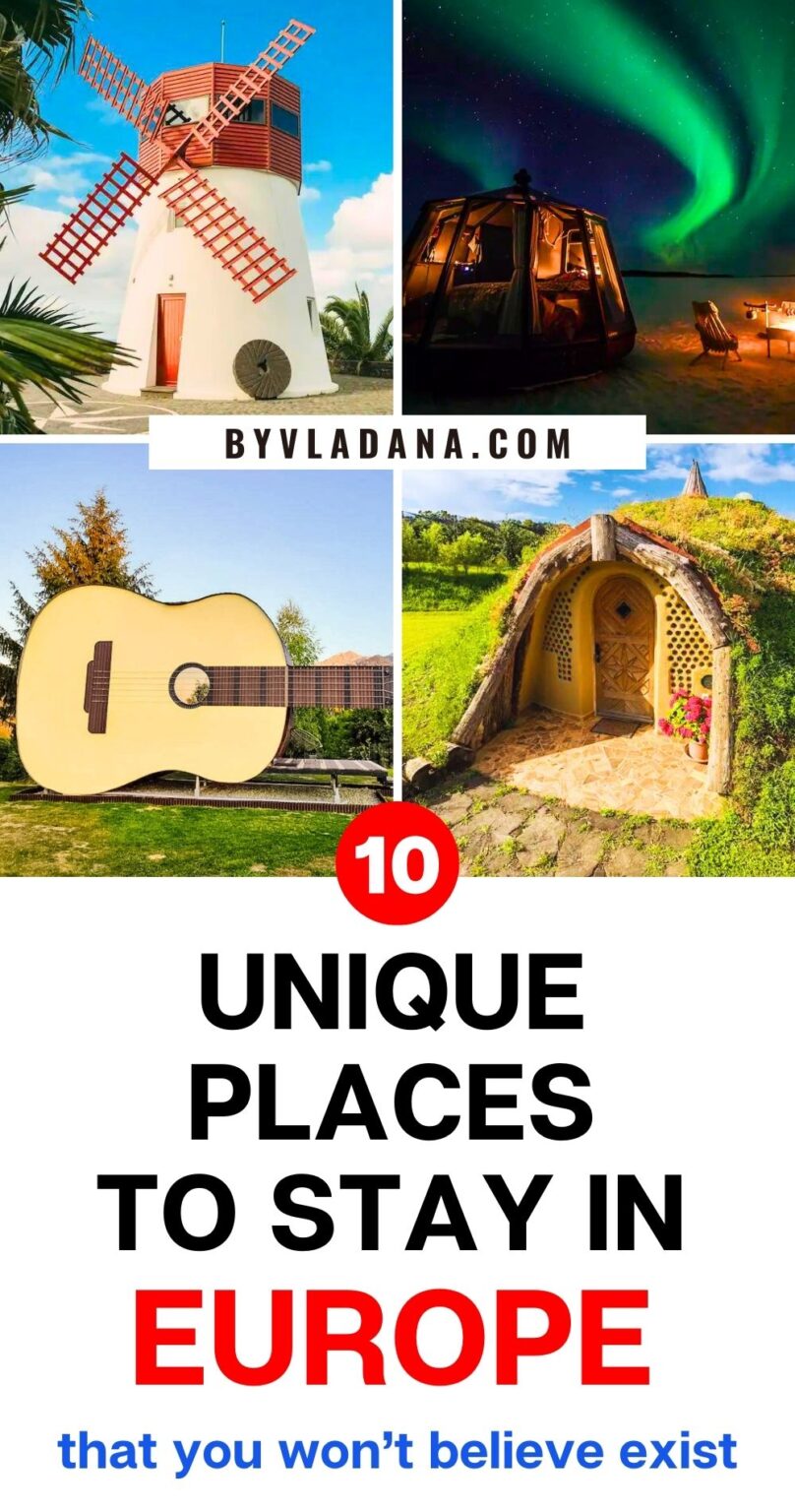 10 Unique Places To Stay In Europe That You Won't Believe Exist